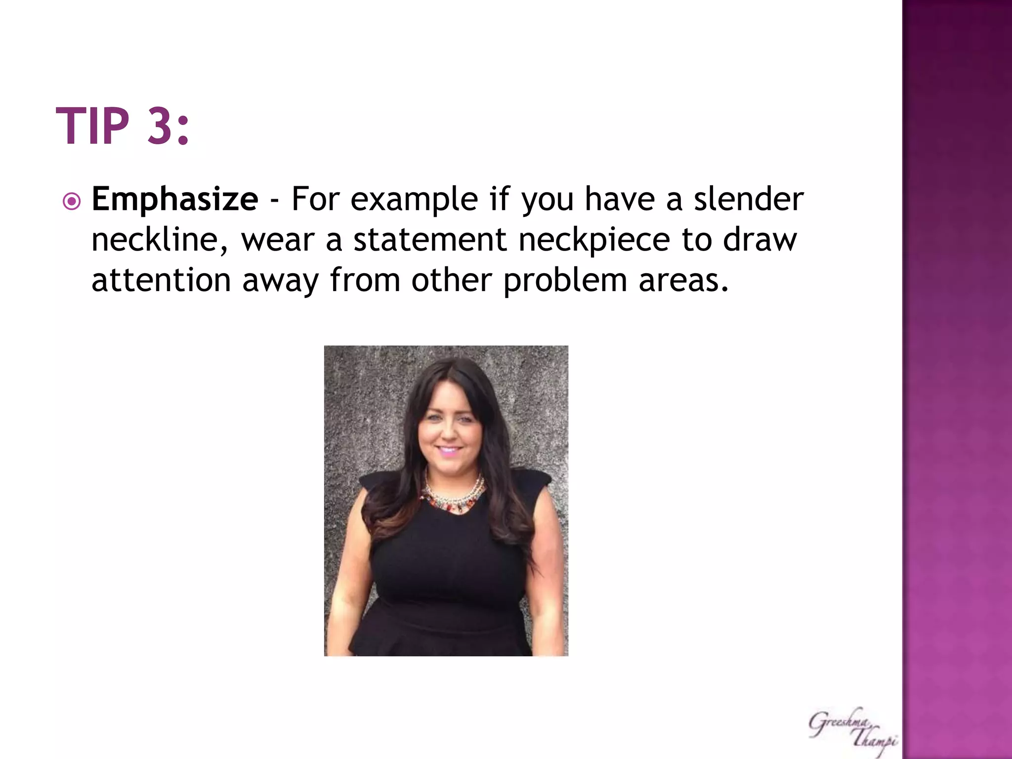 10 tips for dressing slim | PPTX