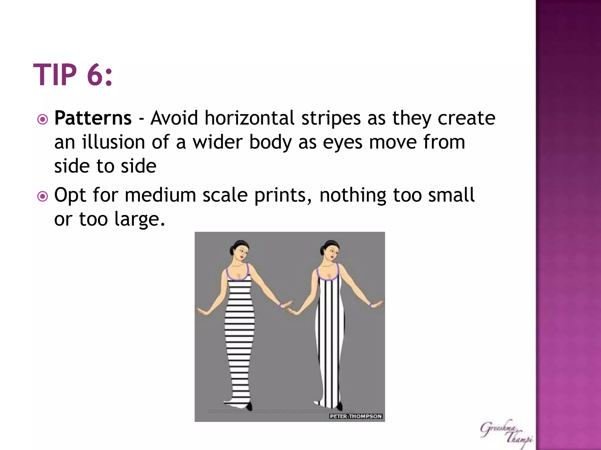 10 tips for dressing slim | PPTX