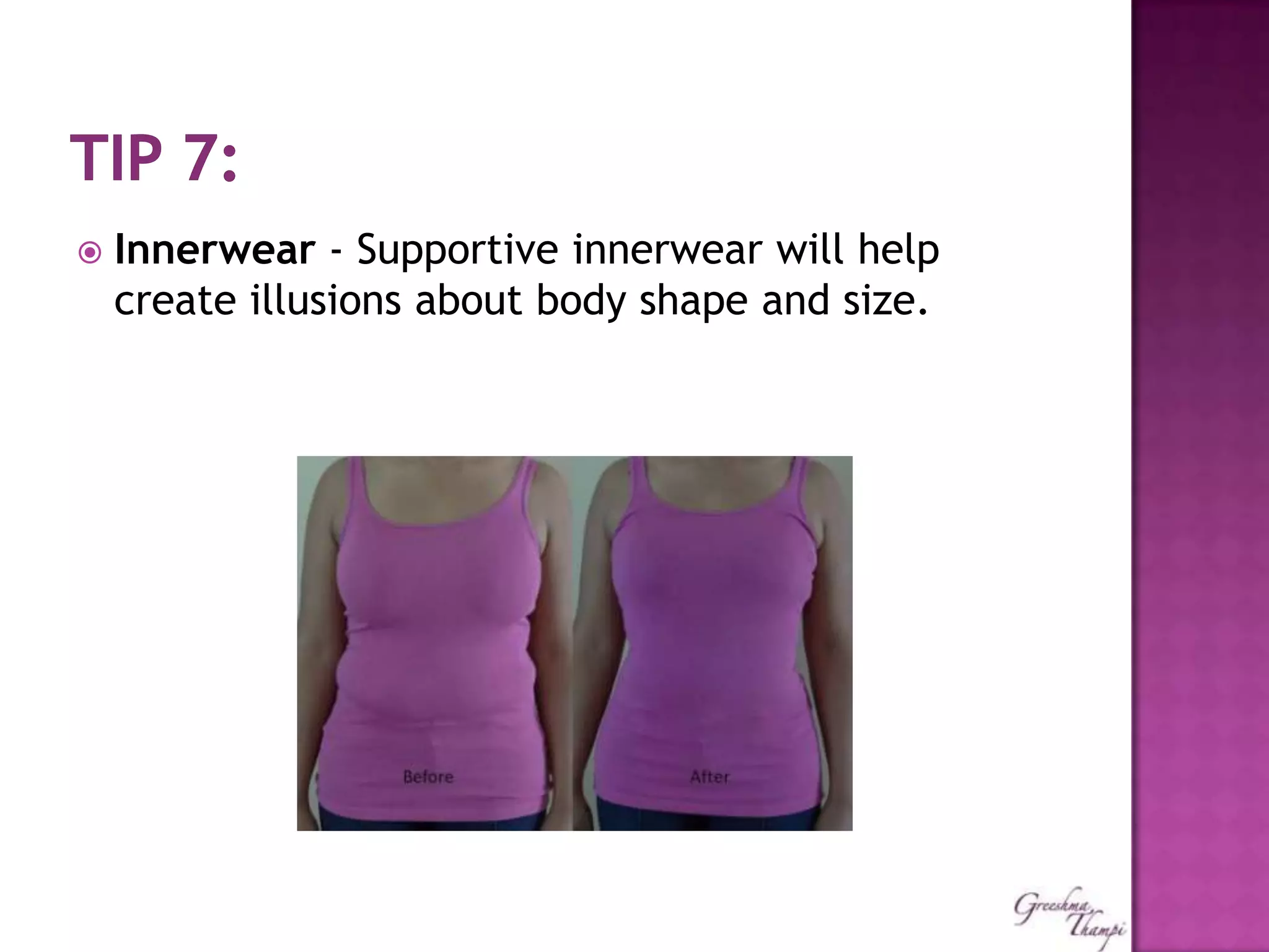 10 tips for dressing slim | PPTX