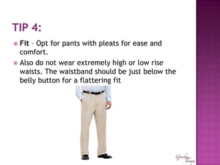 10 tips for dressing slim | PPT
