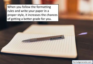 10 Tips for Formatting Your Paper | PPT