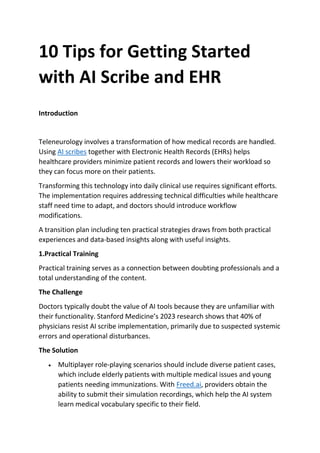 10 Tips for Getting Started with AI Scribe and EHR.pdf