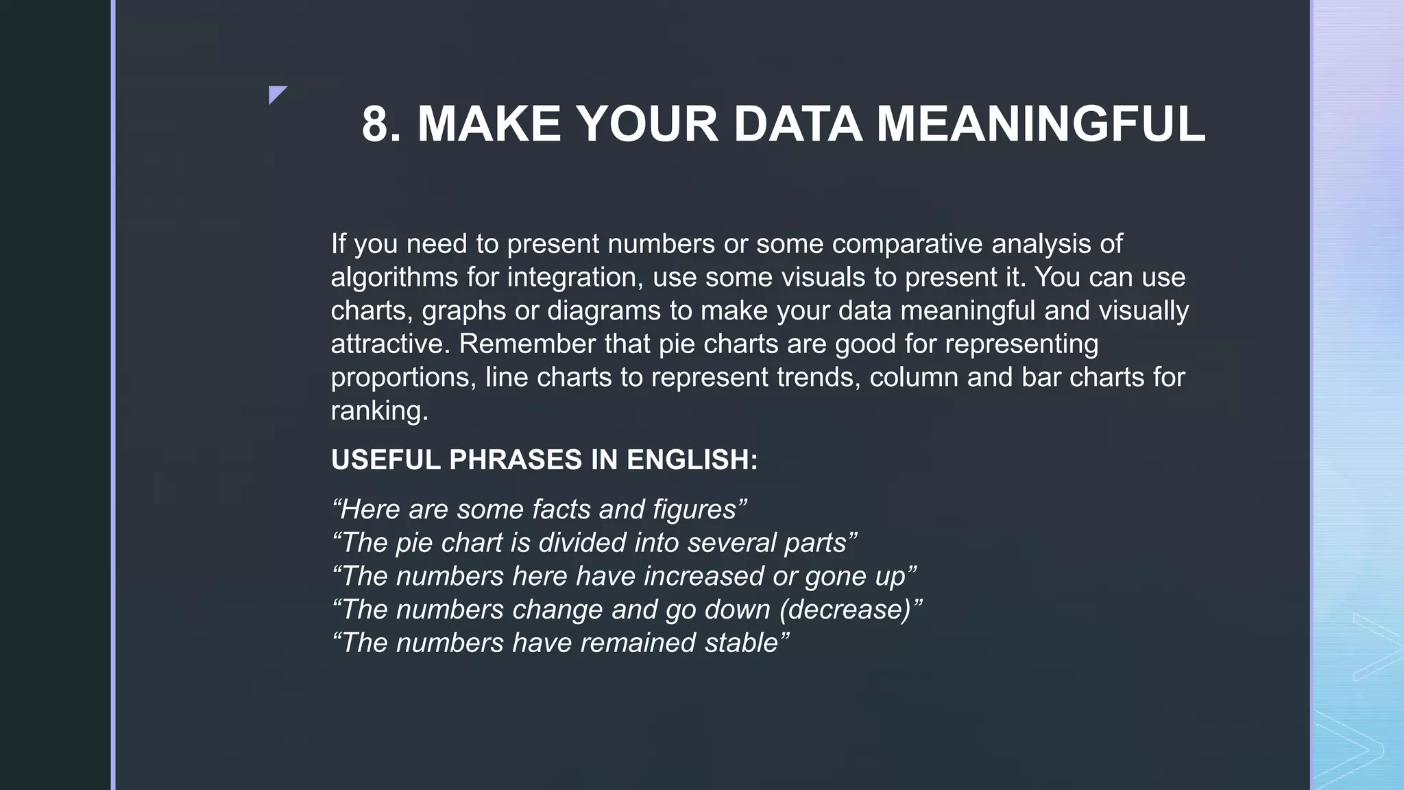 10 tips for giving a great presentation in English. | PPT