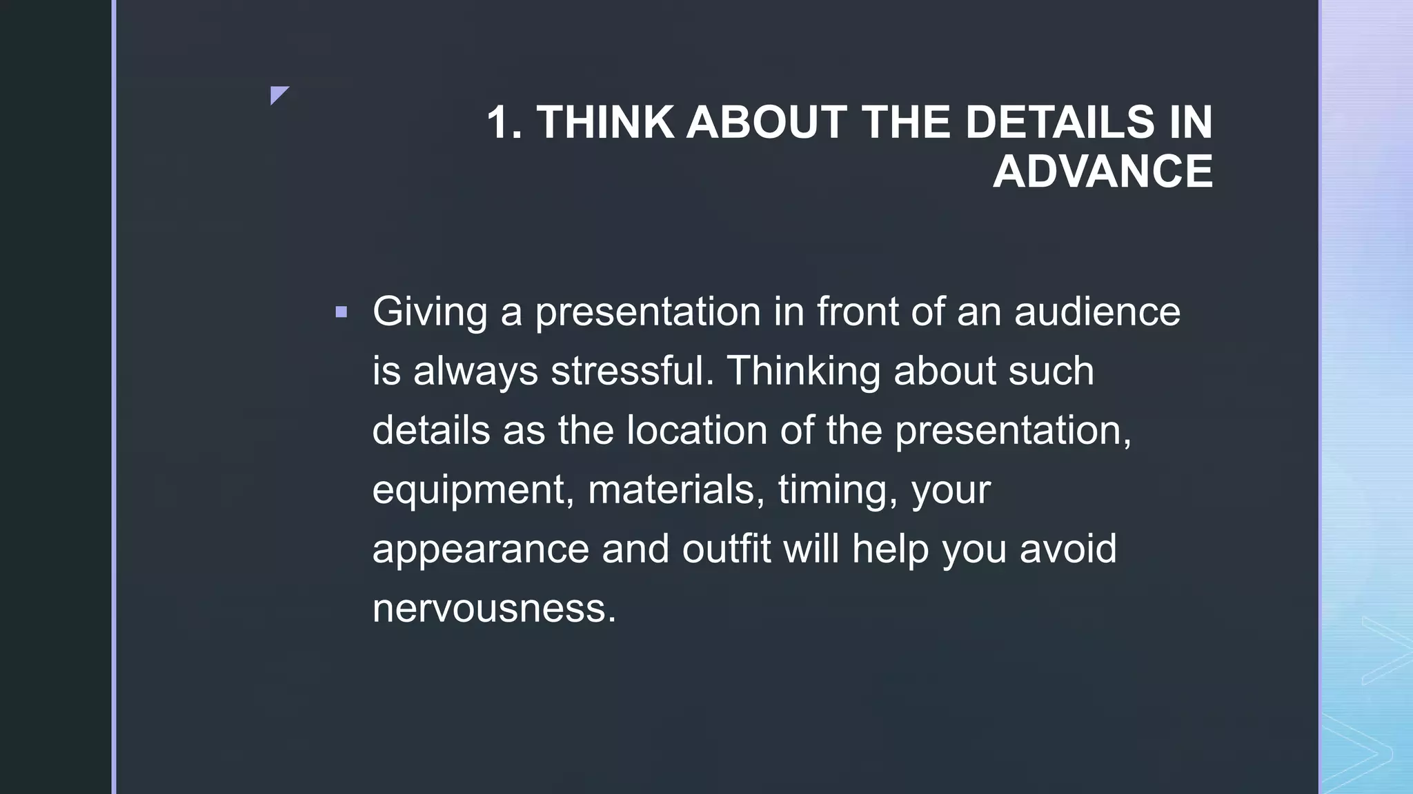 10 tips for giving a great presentation in English. | PPT