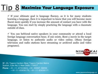 Top 10 tips for Language Learning Success | PPTX