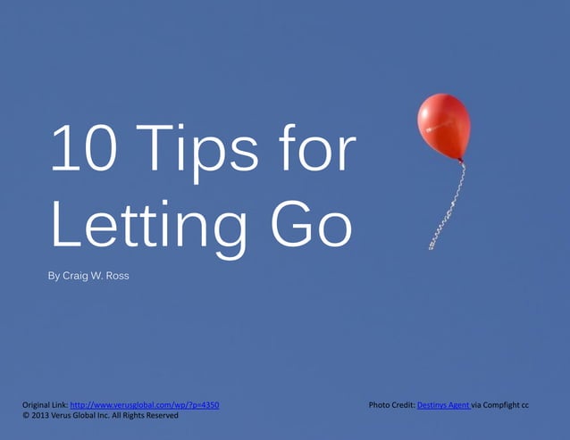 10 Tips for Letting Go | PPT
