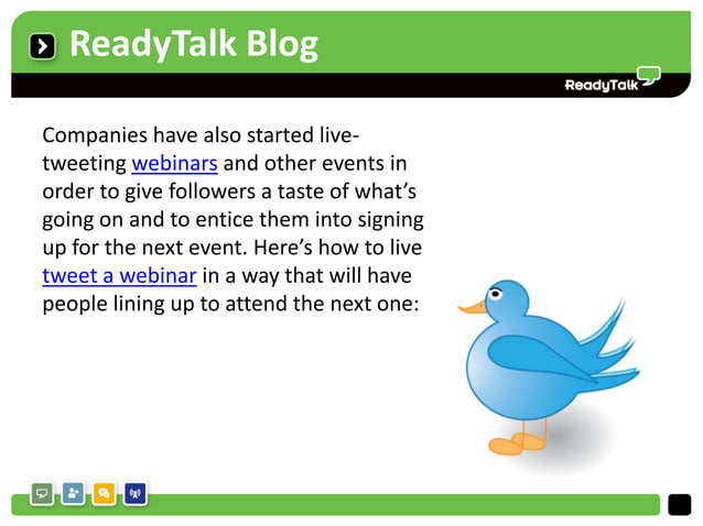 10 Tips for Live Tweeting Webinars | PPT