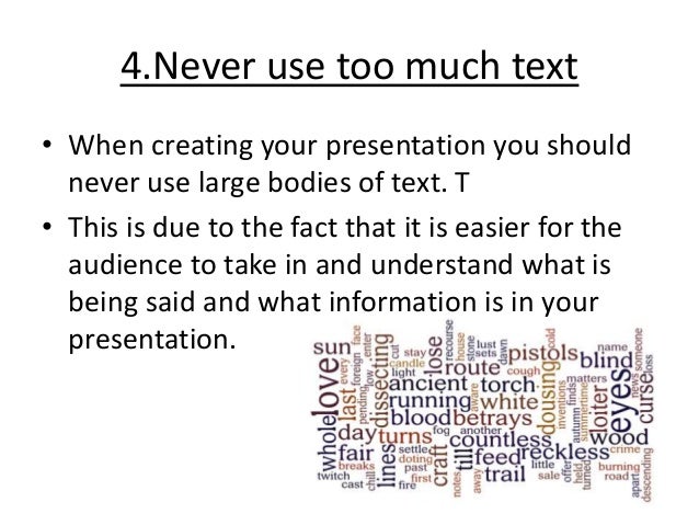 10 tips for making a presentation