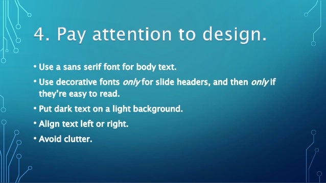 10 tips for more effective power point presentations