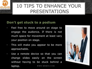 10 Tips for Effective Presentations | PPTX