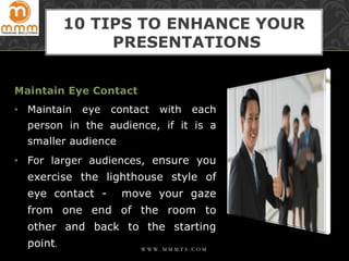 10 Tips for Effective Presentations | PPTX