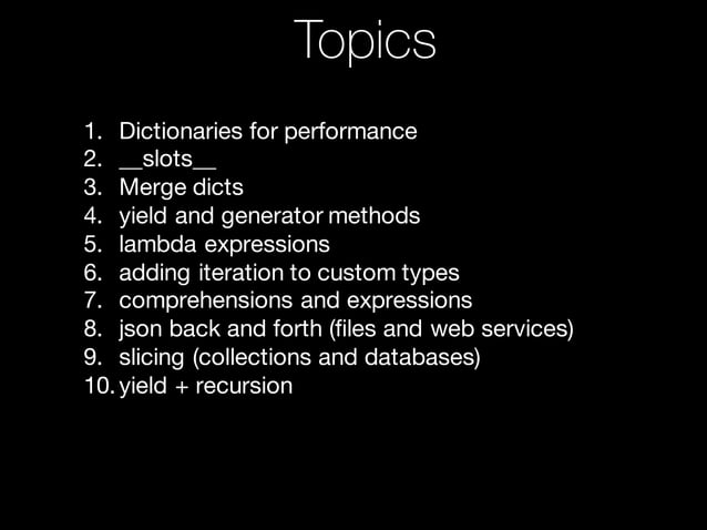 10 Tips For Writing Pythonic Code By Michael Kennedy Ppt