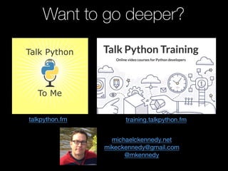 10 Tips for Writing Pythonic Code by Michael Kennedy | PPT