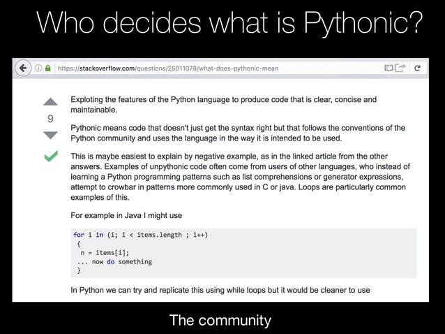 10 Tips For Writing Pythonic Code By Michael Kennedy Ppt