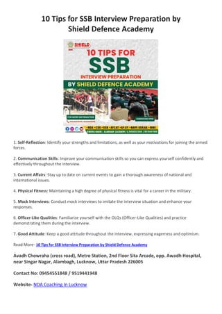 10 Tips for SSB Interview Preparation by.pdf