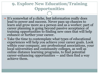 10 tips for successful career planning | PDF