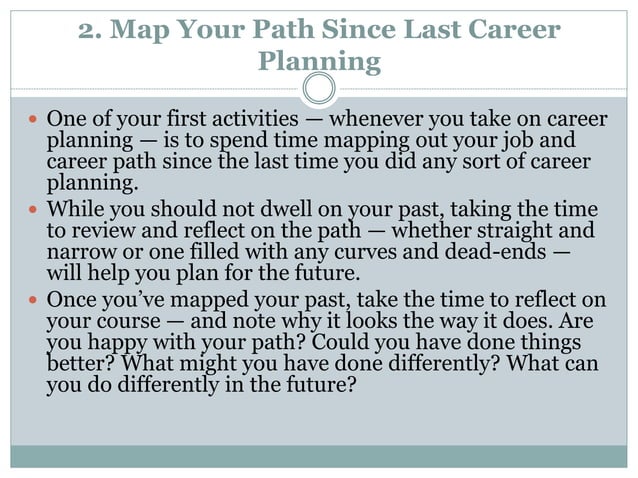 10 tips for successful career planning | PPT