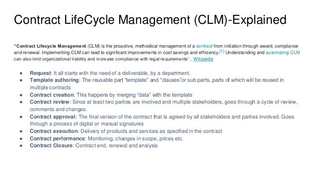 10 Tips For Successful Contract Life Cycle Management