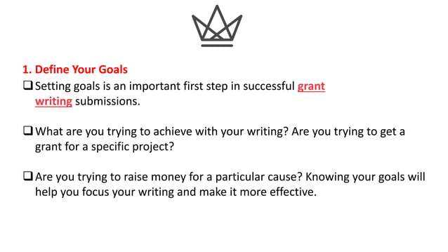 10 Tips for Successful Grant Writing | PPTX