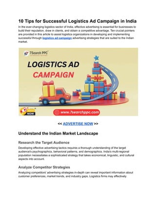 10 Tips for Successful Logistics Ad Campaign in India.pdf