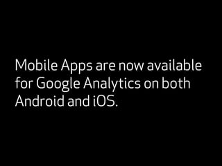 10 Tips for using the Google Analytics App | PPT