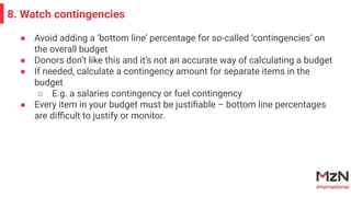 10 tips how to improve your proposal budget | PPT