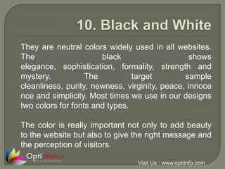 10 tips on psychology color in web | PPTX
