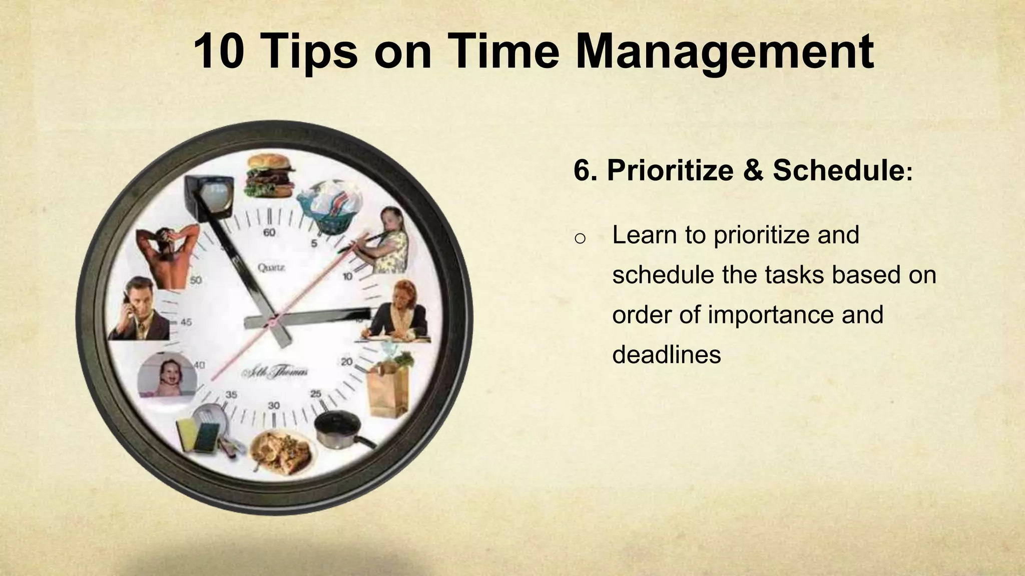 10 Powerful Tips for Time Management | PPTX