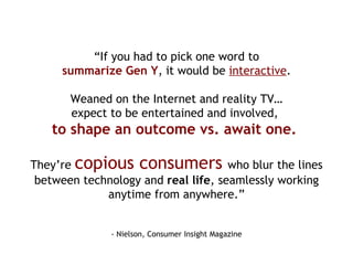 10 Tips To Connect With Gen Y In A Changing Digital Landscape | PPT