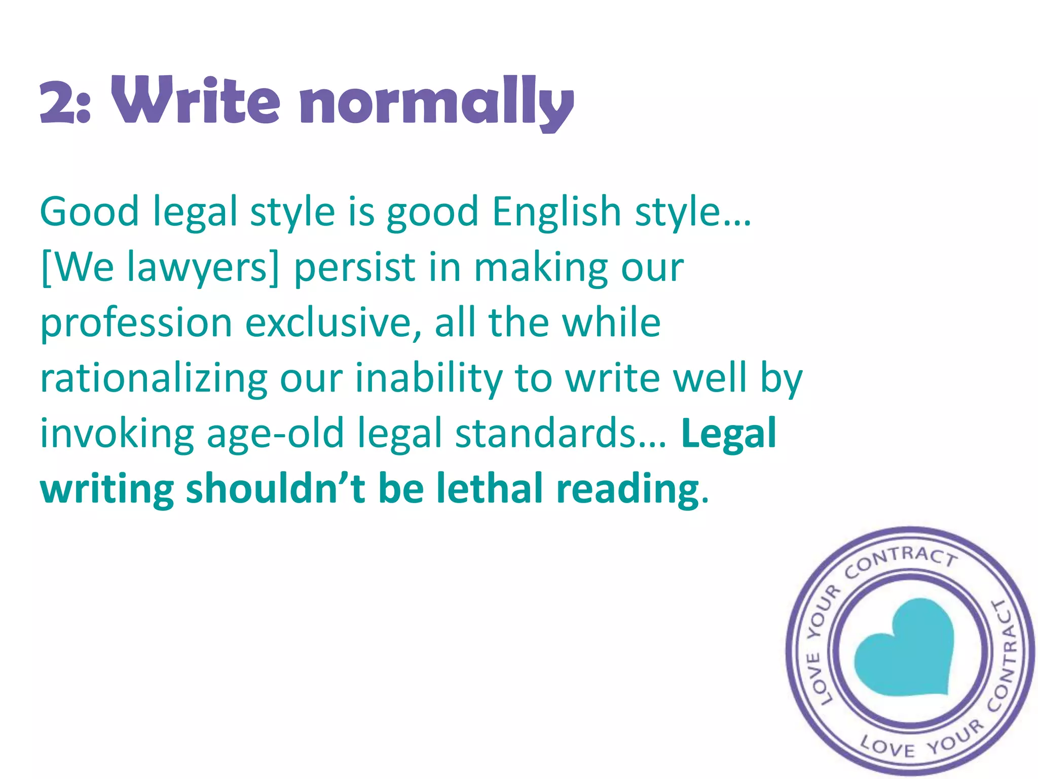 10 Tips to Improve Your Legal Writing | PPT