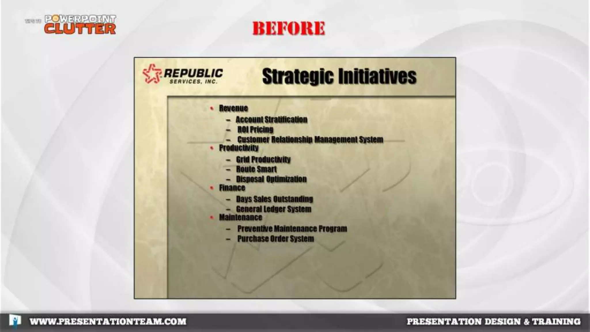 10 Tips to Reduce PowerPoint Clutter | PPTX