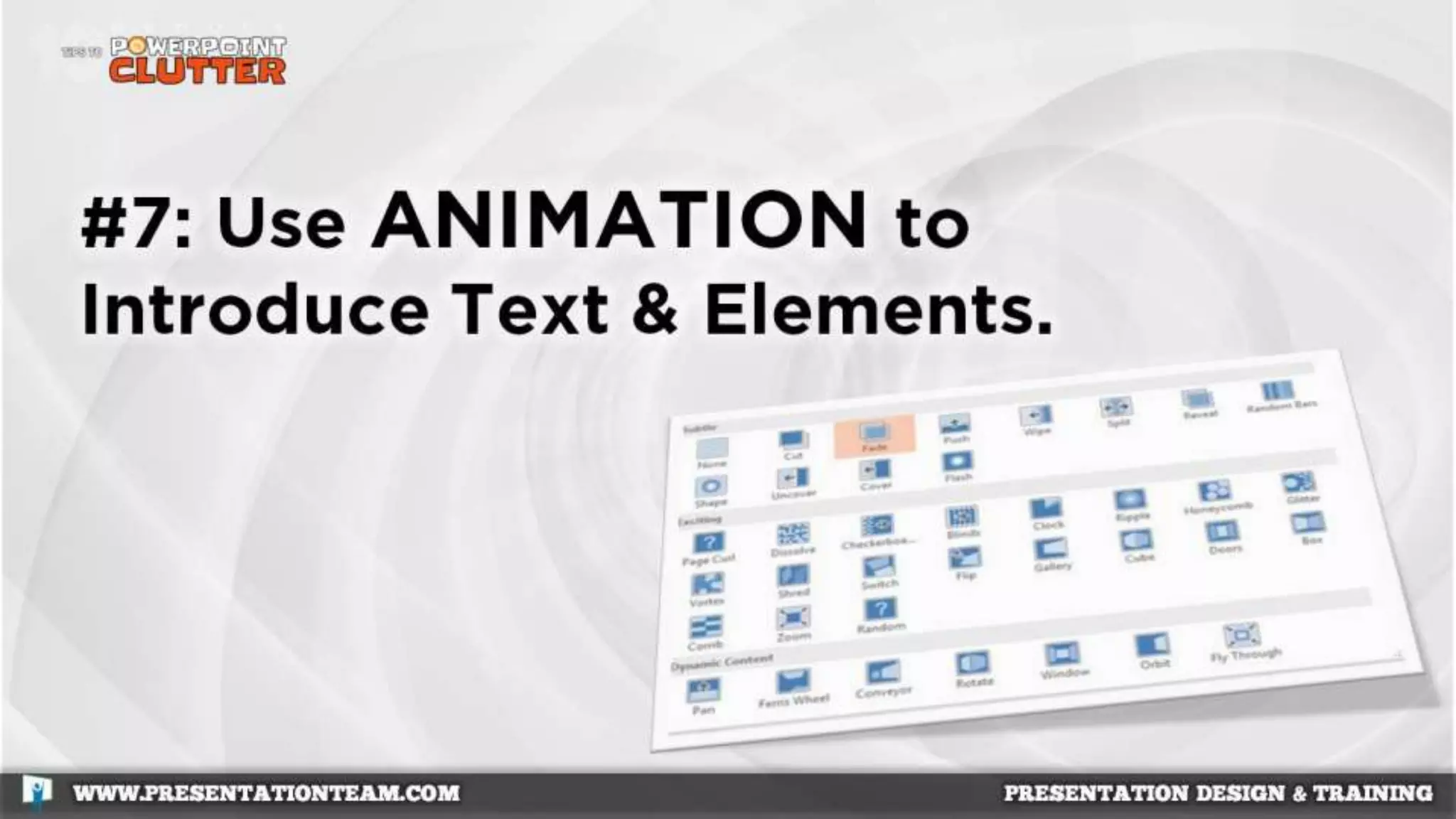 10 Tips to Reduce PowerPoint Clutter | PPTX