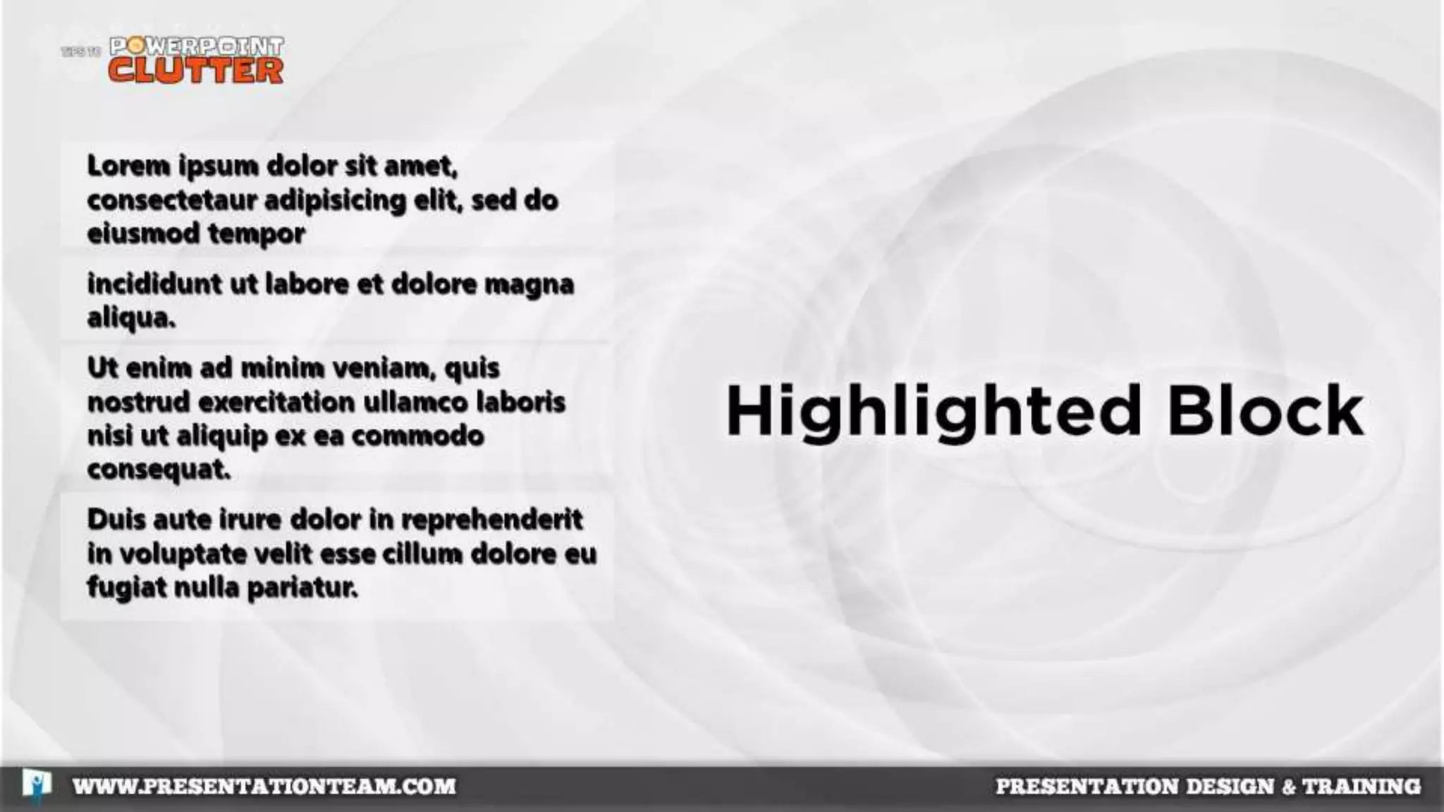 10 Tips to Reduce PowerPoint Clutter | PPTX