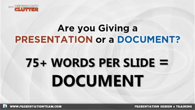 10 Tips to Reduce PowerPoint Clutter | PPTX