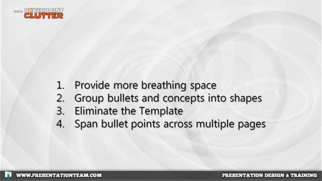 10 Tips to Reduce PowerPoint Clutter | PPTX