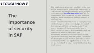 10 tips to safeguard your critical business data in SAP systems.pptx