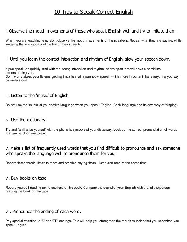 10 Tips To Speak Correct English www orhunt 10-tips-to-speak-correct-english-www-orhunt