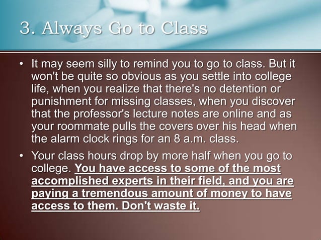 10 tips to succeed in college | PDF