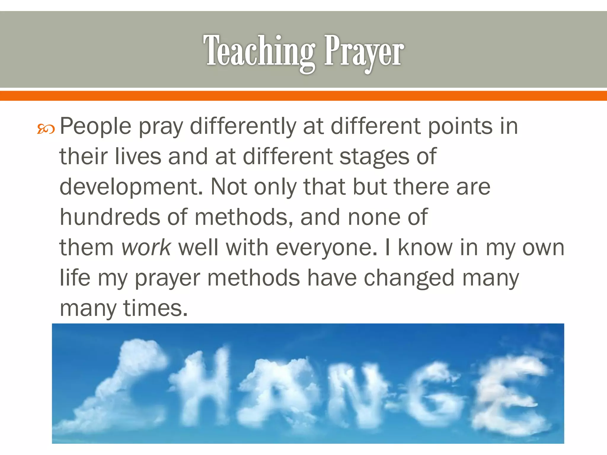 10 tips to teach prayer | PPT