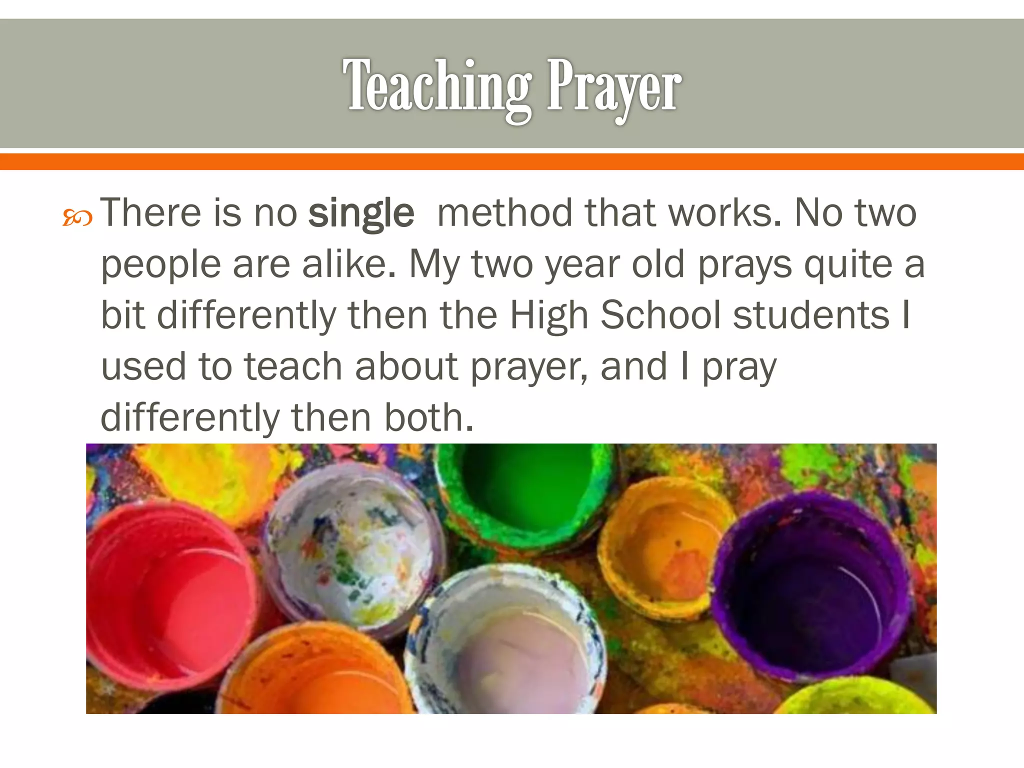 10 tips to teach prayer | PPT