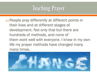 10 tips to teach prayer | PPT