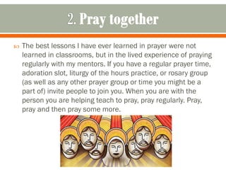 10 tips to teach prayer | PPT