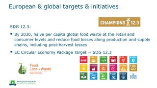 The case of reducing food losses and waste; Engaging Consumers for ...