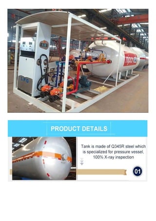 10 ton 25000liters lpg gas skid station Price configuration | PDF