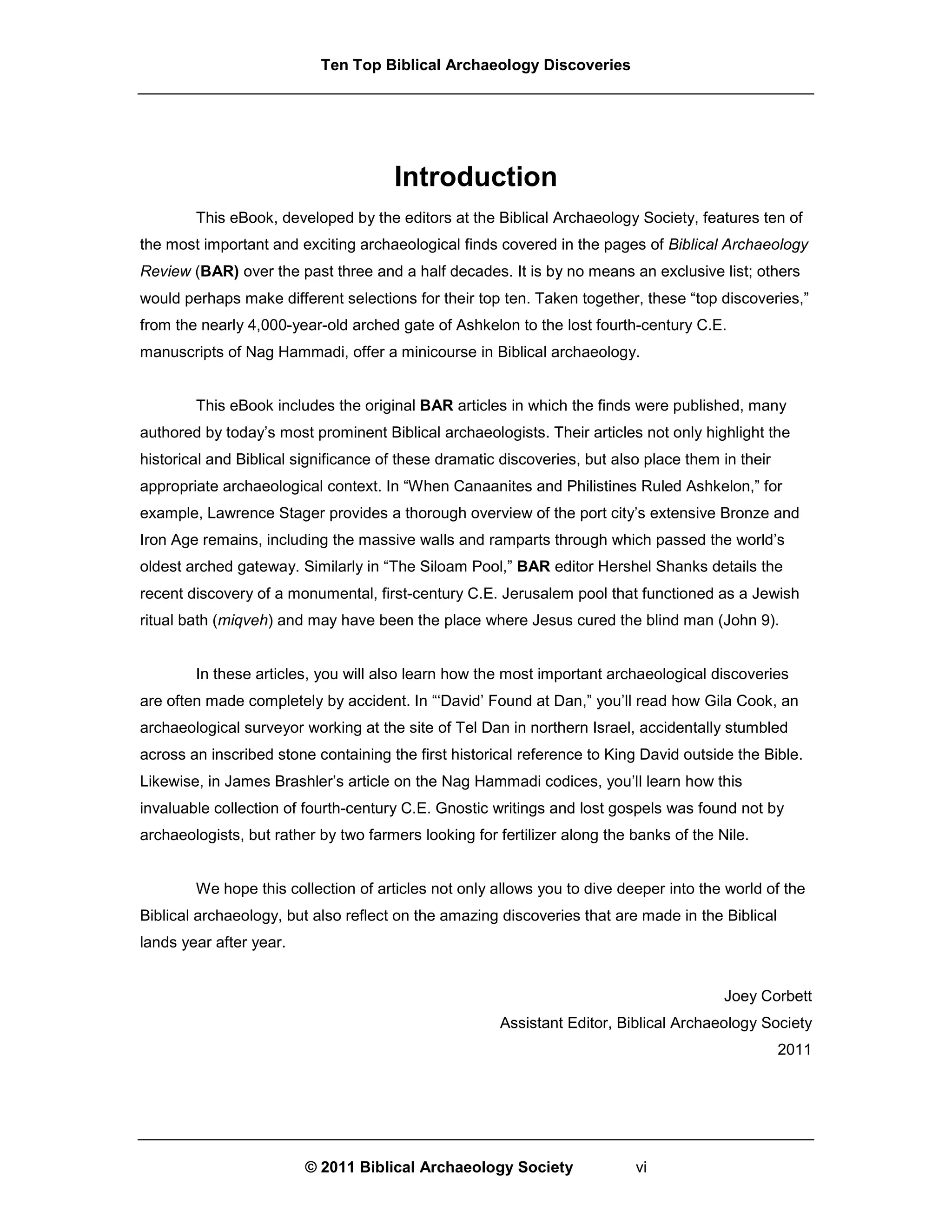 10 top archaeology discoveries | PDF