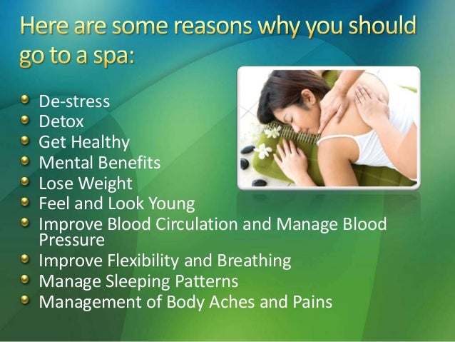 Top 10 health benefits of a spa