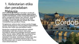 10 Topik 9 - Cabaran Kelestarian Etika dan Peradaban | PPTX