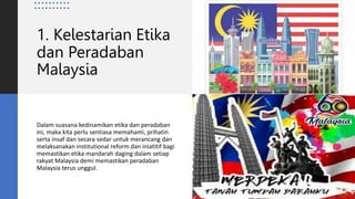 10 Topik 9 - Cabaran Kelestarian Etika dan Peradaban | PPTX