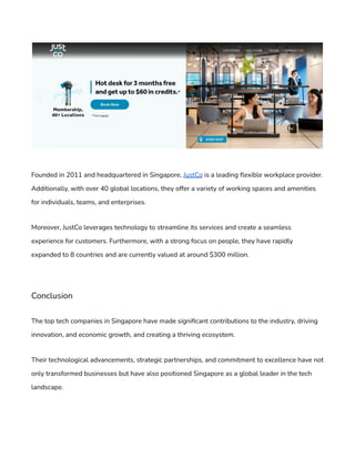 10 Top Tech Companies in Singapore | PDF | Free Download