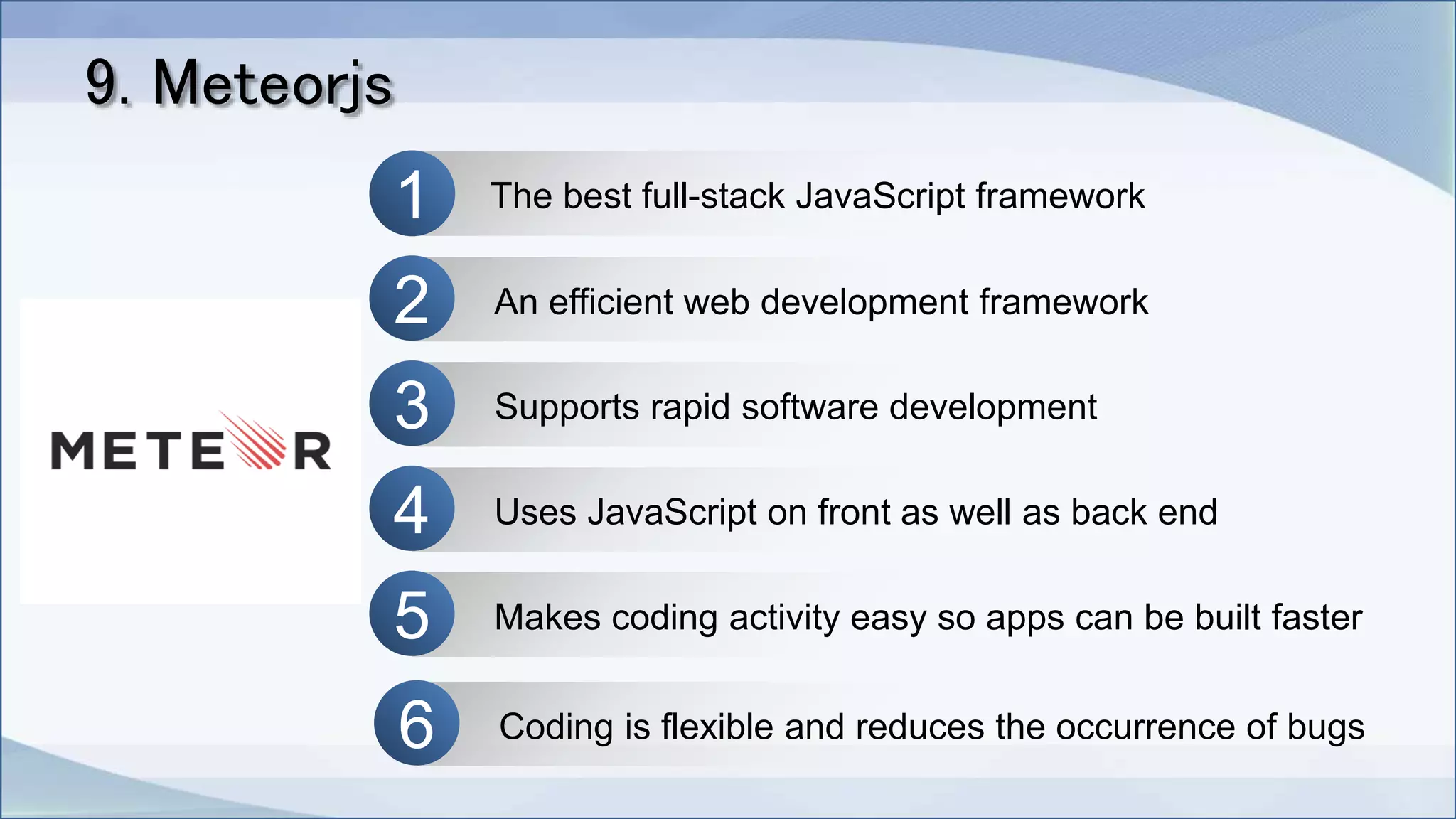 10 Top Web Development Frameworks | PPTX
